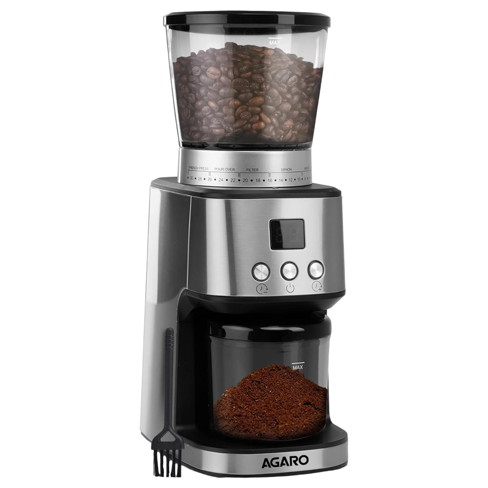 Buy AGARO Supreme 12 Cups Automatic Coffee Grinder (Grinds Coffee Beans ... Buy AGARO Supreme 12 Cups Automatic Coffee Grinder (Grinds Coffee Beans ...